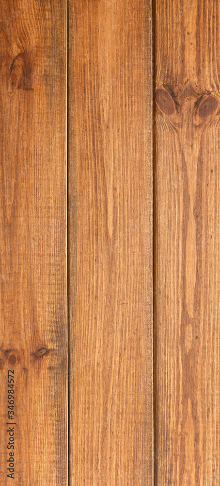Background texture of natural spruce table boards with knots. Vertical ...