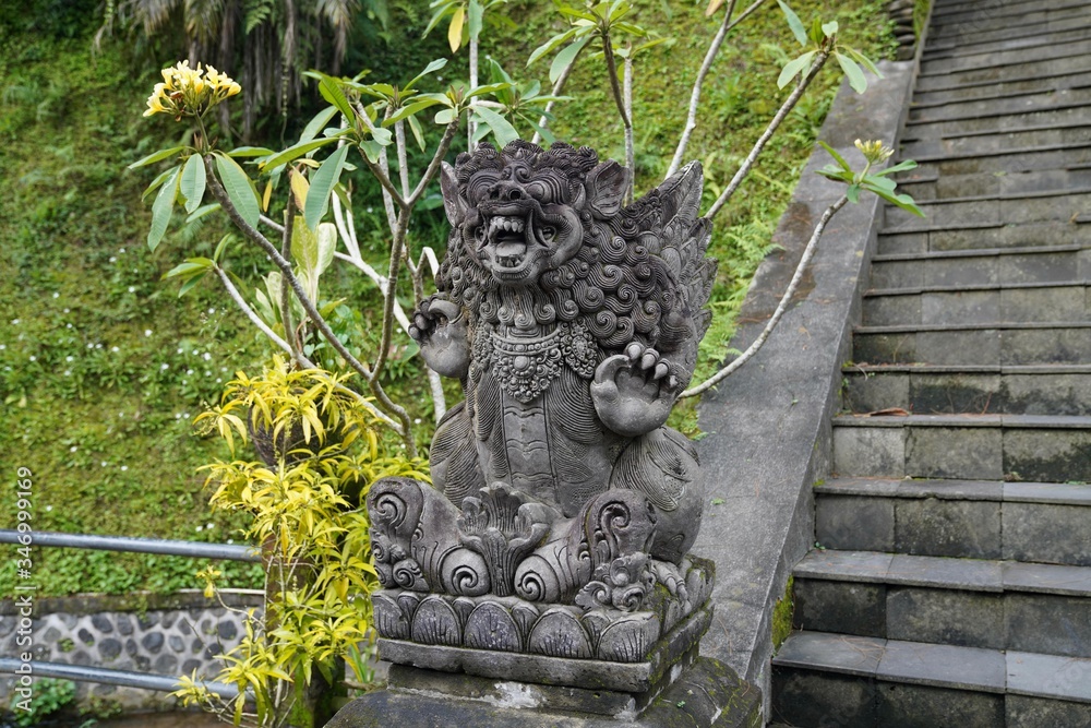 Barong is the mythical patron and protector of Bali, who protects the ...
