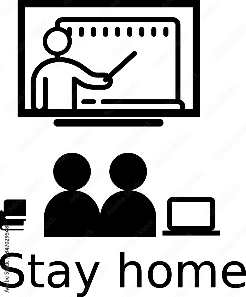 Vectors depicting life of people during Coronavirus related quarantine ...