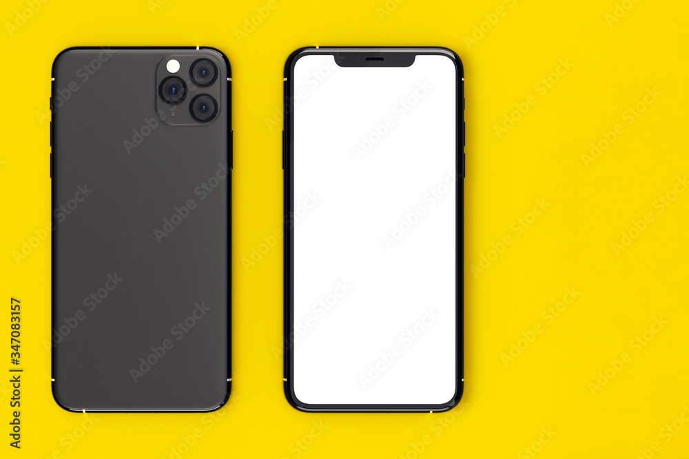 KHON KAEN ,THAILAND,8 MAY 2020 : Iphone 11 Pro, Front and back side ...