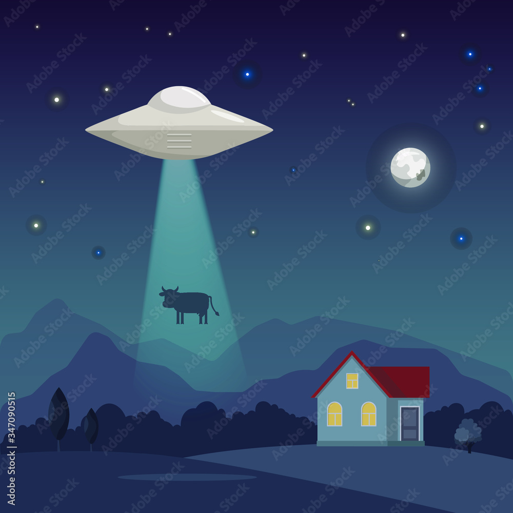 Alien Abduction Cow