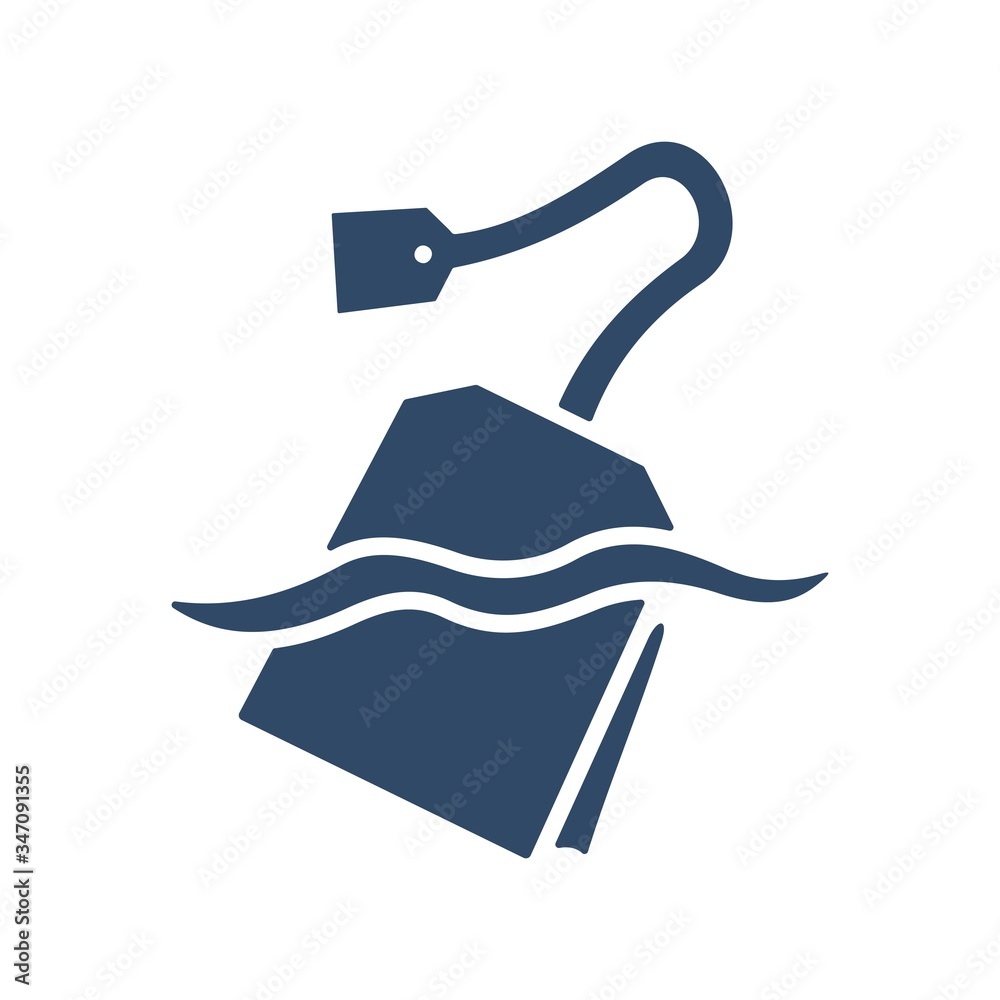 Tea bag icon. Tea packet symbol. Instant tea sign. Stock Vector | Adobe ...