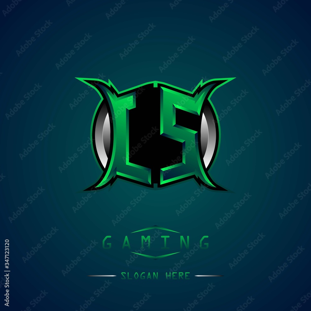 LS Initial Logo Design Cool style, Logo for game, esport, initial ...