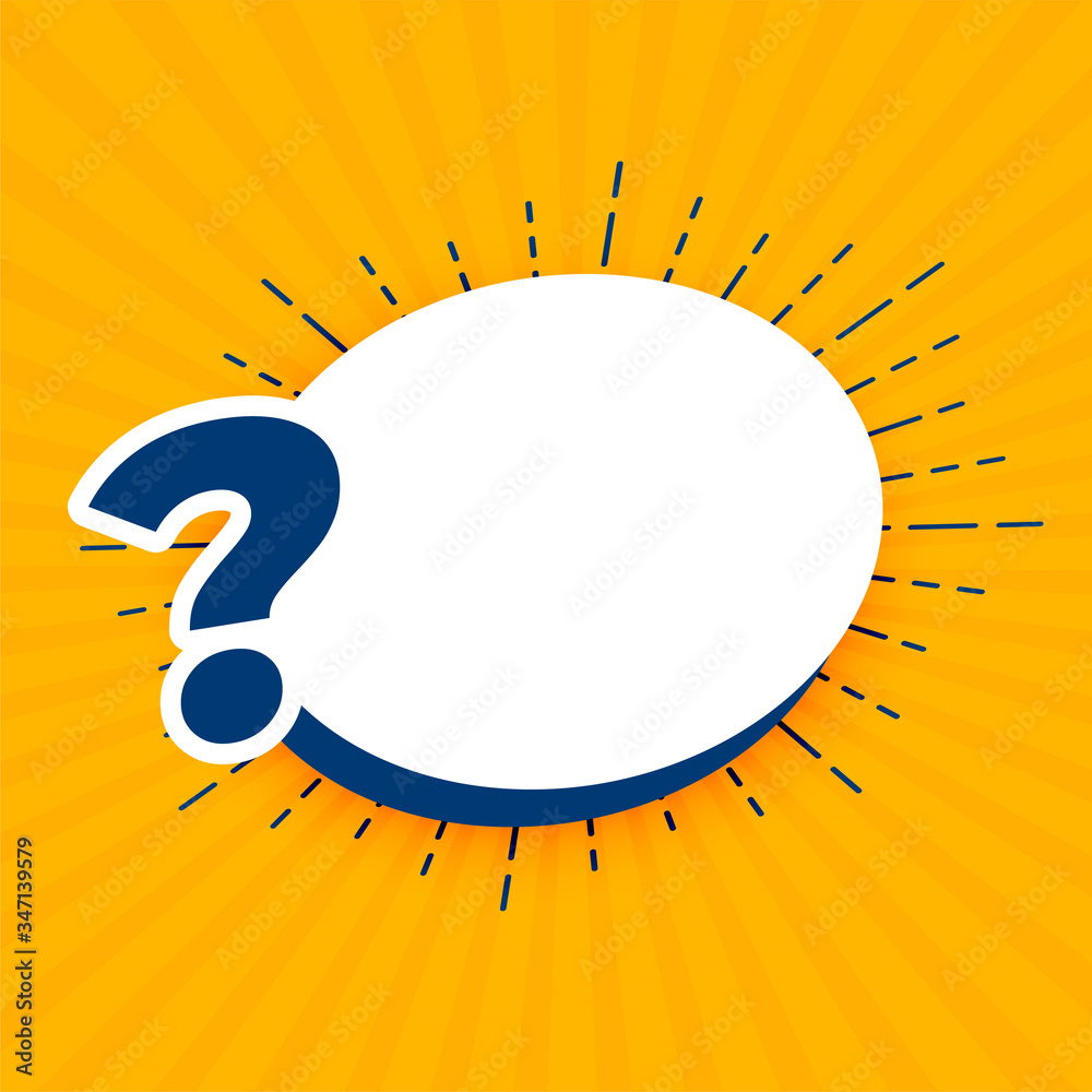 question mark background with text space area Stock Vector | Adobe Stock