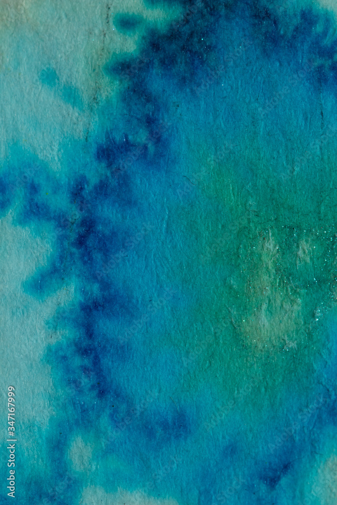 abstract watercolor background. Blue and aqua marine color. natural and ...