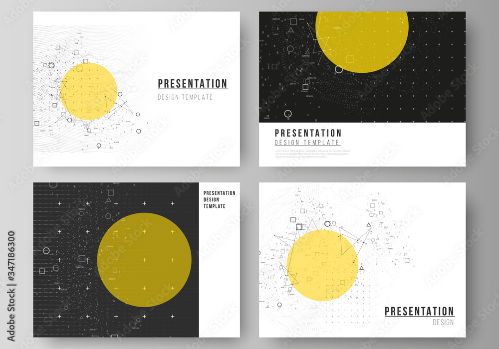 The minimalistic abstract vector illustration layout of the ...
