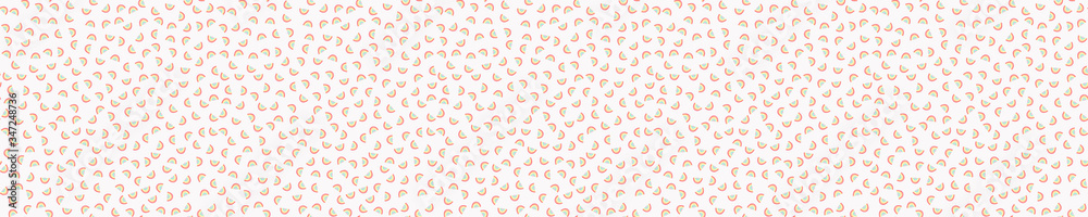Rainbow confetti dotty border texture seamless background. Color stripe ...