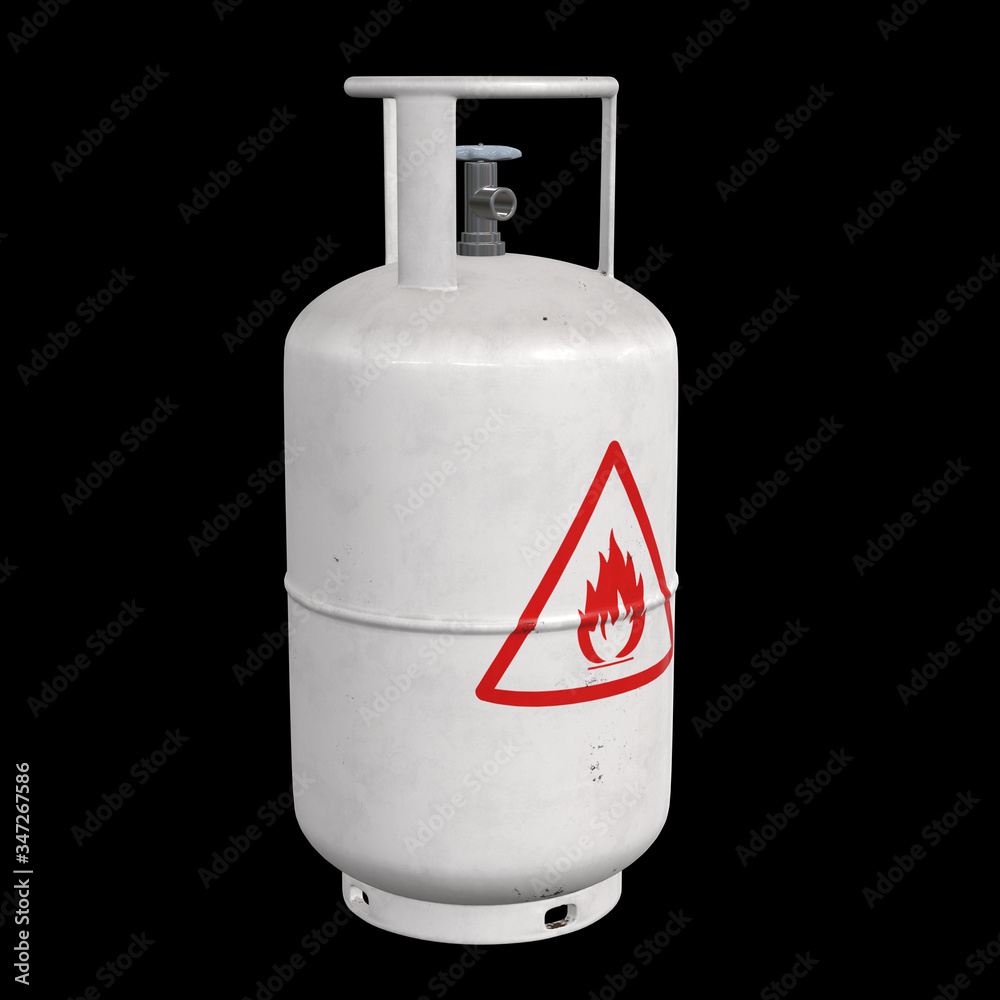 Gas cylinder lpg tank gas-bottle. Propane gas-cylinder balloon ...
