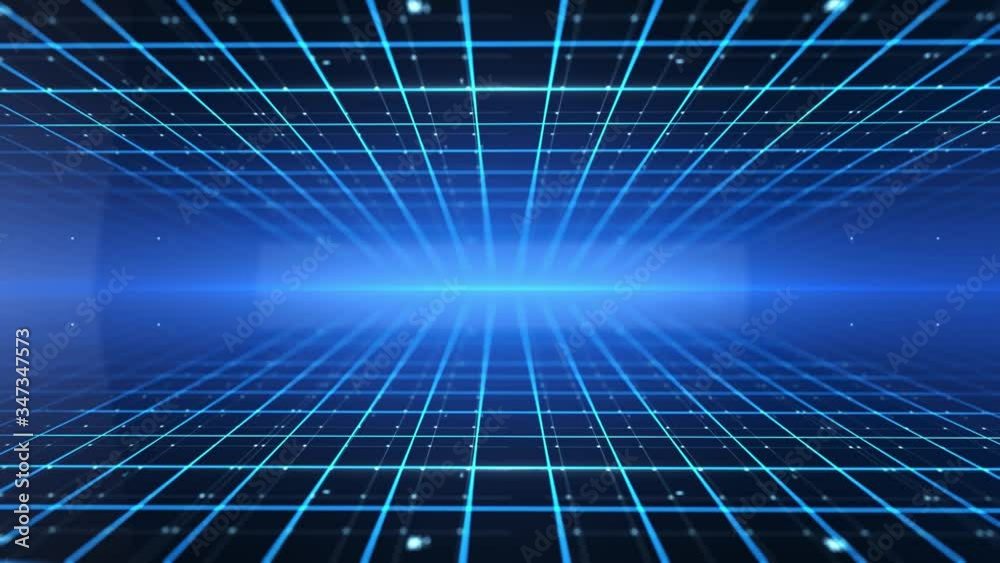 Digital technology lines background is a spectacular motion graphics ...