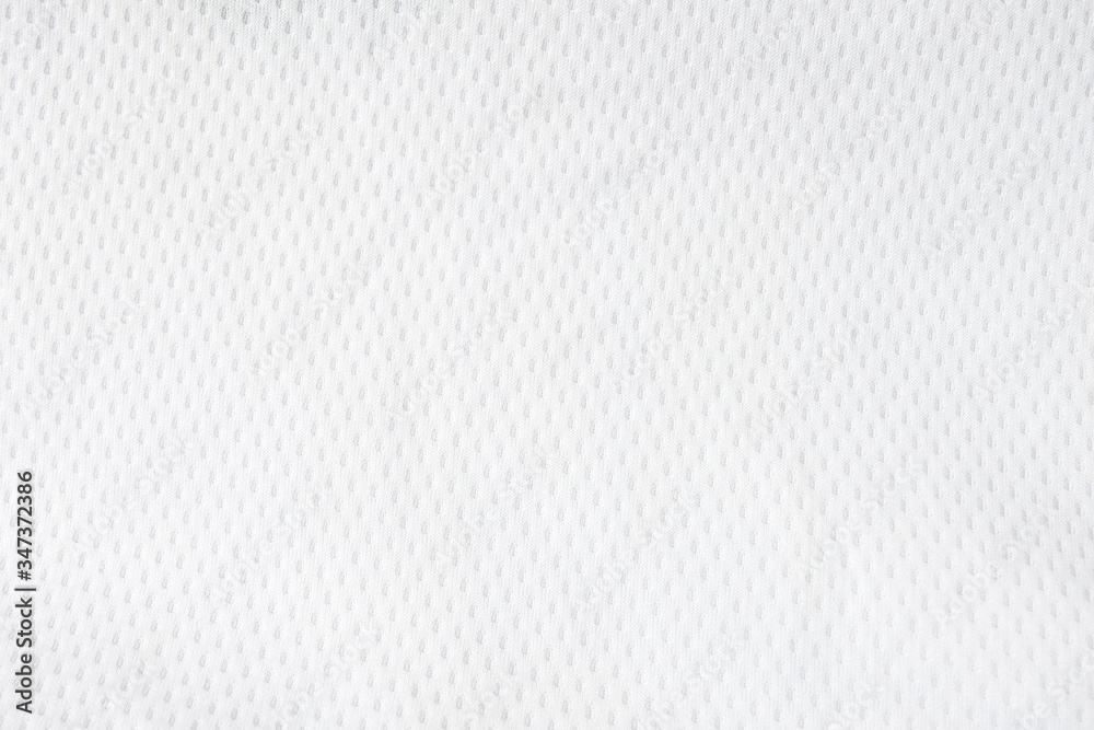 White mesh jersey fabric background. cloth sport wear texture for ...