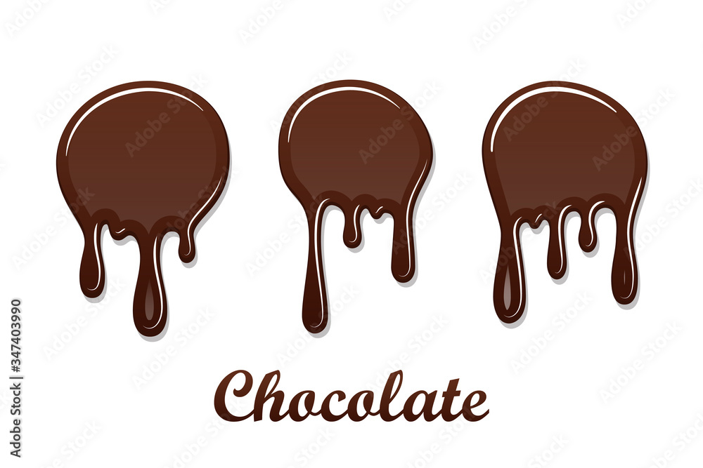 Dripping Chocolate Vector