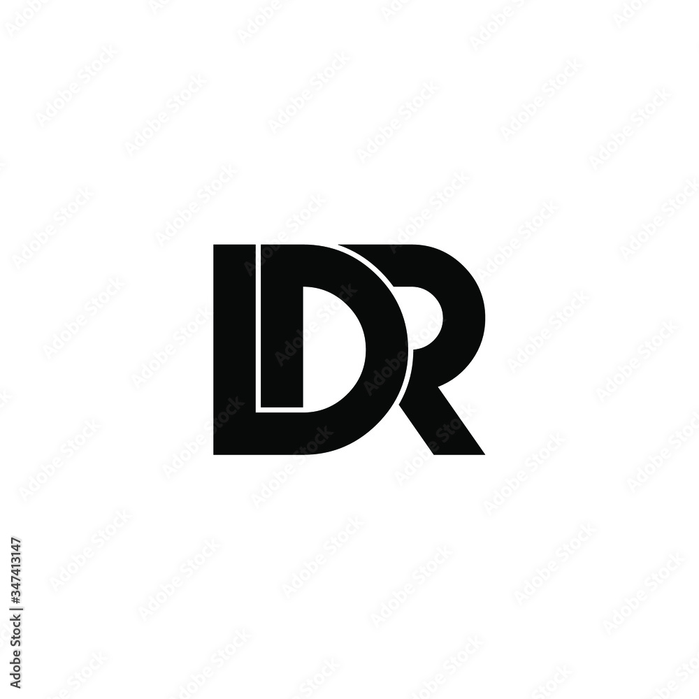 ldr letter original monogram logo design Stock-Vektorgrafik | Adobe Stock