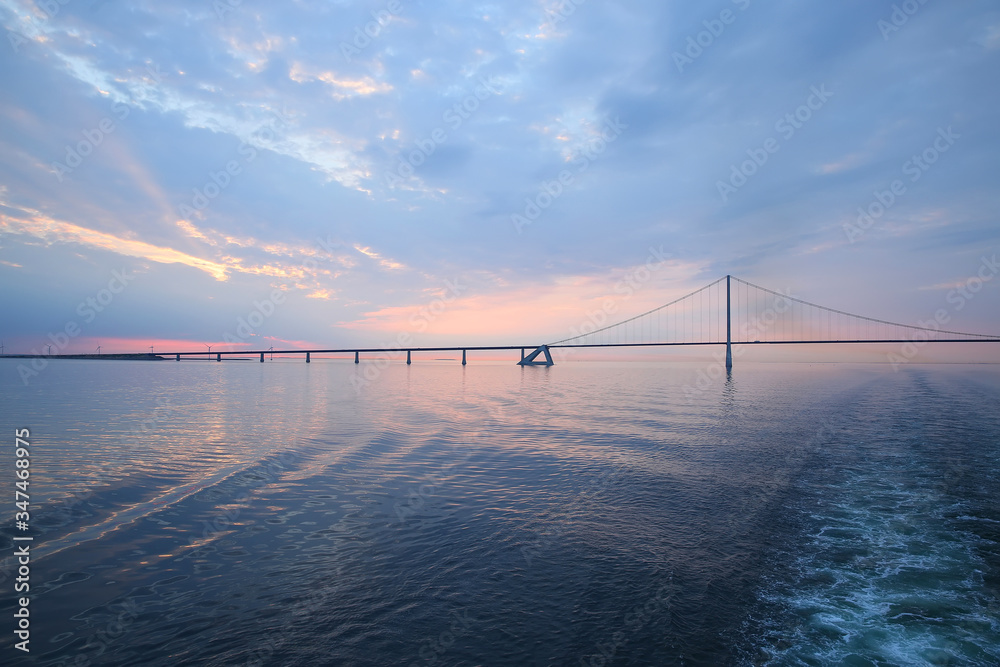 The Öresund or Øresund Bridge is a combined railway and motorway bridge ...