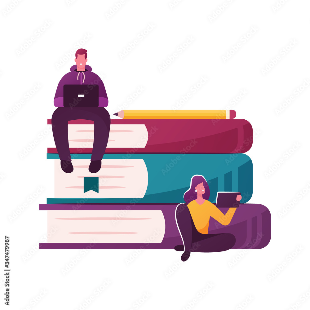 Learning Management System. Distance Courses, Online Education Concept ...