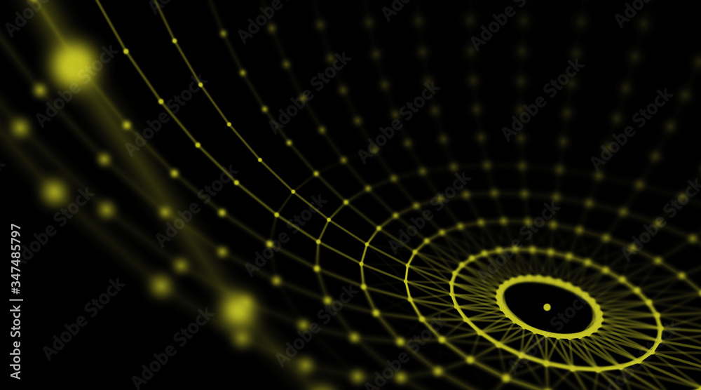 Abstract geometry surfaces, lines and points background, Used as ...