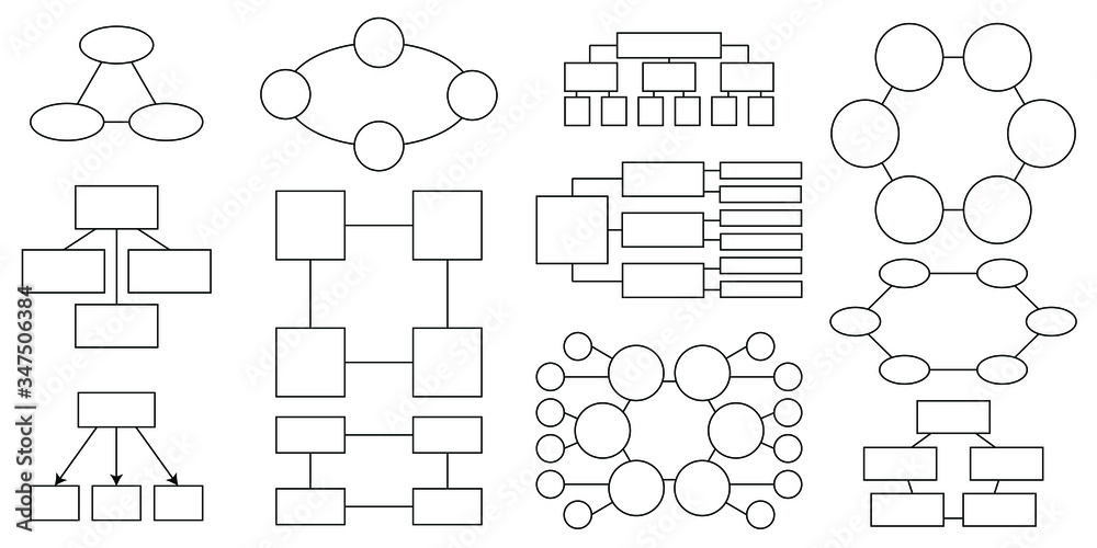 Infographics. Different color schemes, diagrams. Vector stock ...