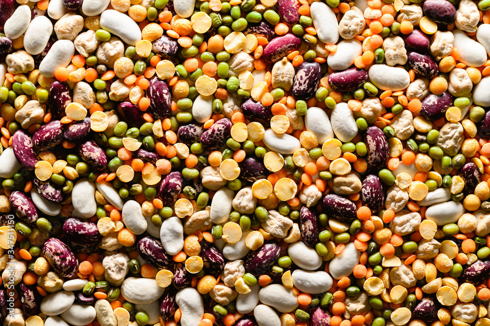 Sources of vegetable protein. Texture of various types of legumes ...