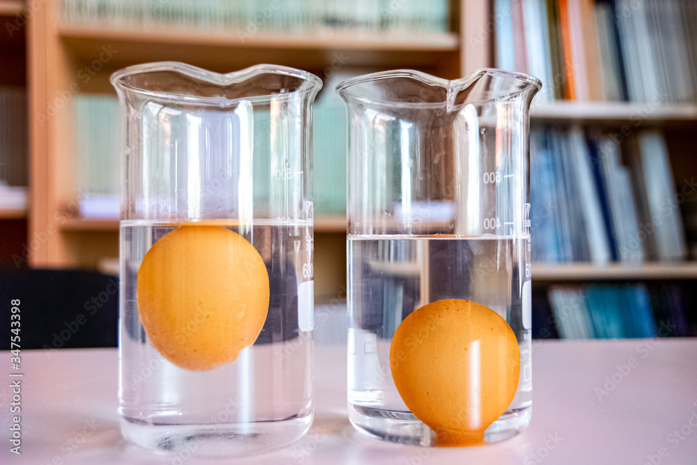 Beaker With Water And Salt