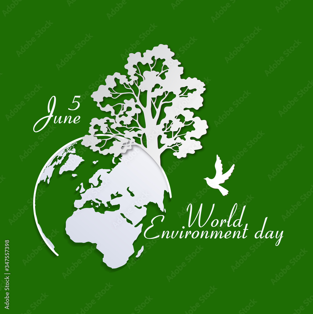 World Environment Day Concept. June 5. Stock Illustration | Adobe Stock