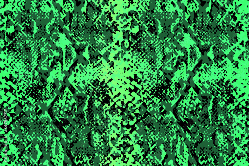 Full Seamless Onamental Snake Animal Skin Pattern Vector. Snake leather ...
