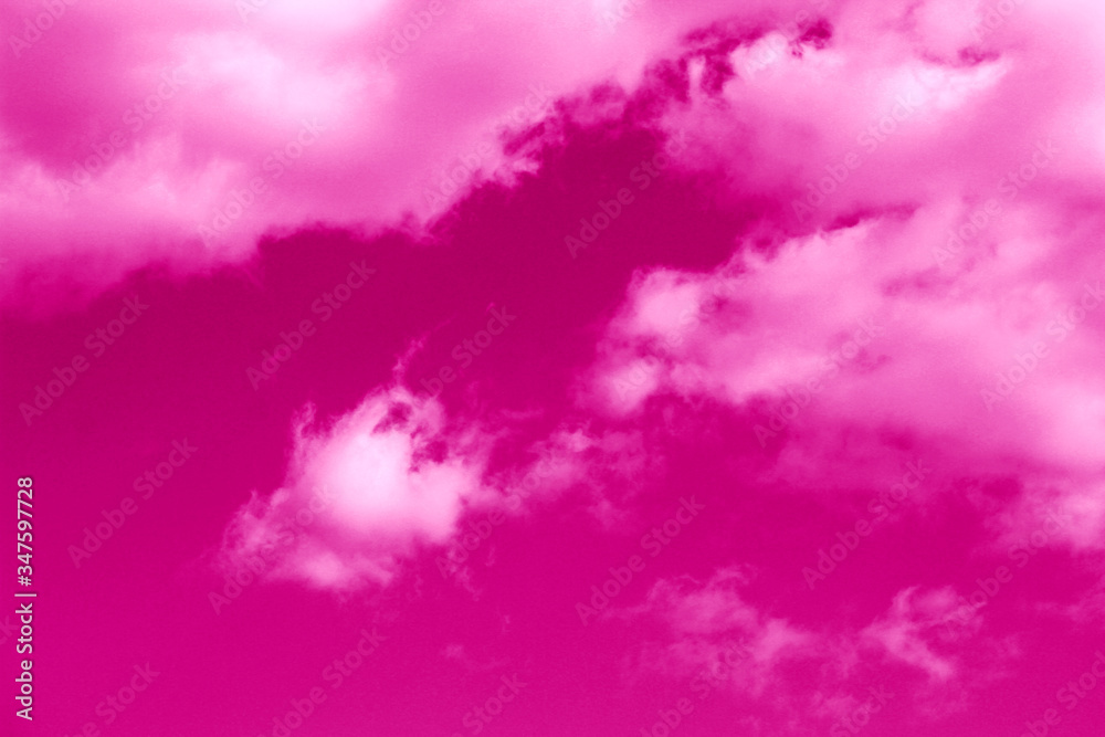 Nubes en tonos rosas Stock Photo | Adobe Stock