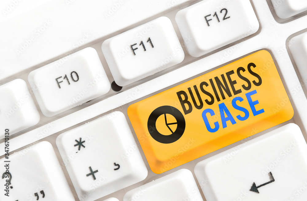 Writing note showing Business Case. Business concept for Proposition ...
