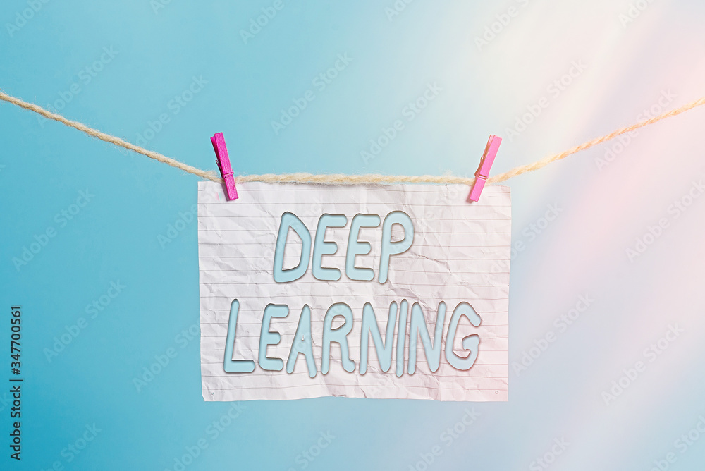 Handwriting text Deep Learning. Conceptual photo Hierarchical ...