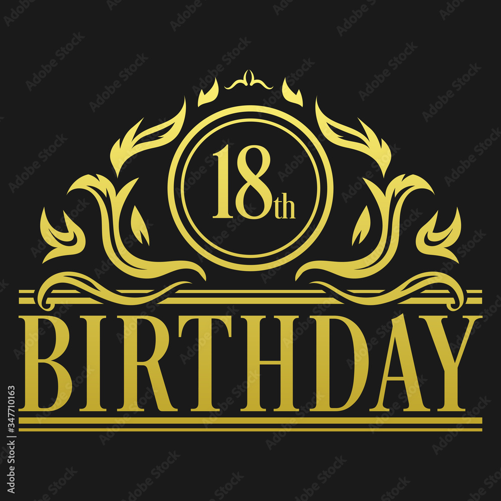 18th Birthday Logo