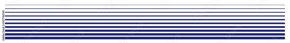 Line Icon Blue | Horizontal Solid Lines Illustration | Divider Symbol ...