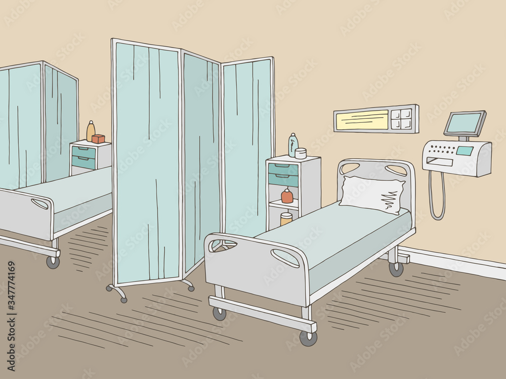 Hospital Inside Sketch