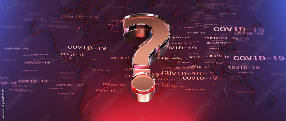 Pandemic world/Coronavirus pandemic problem. Geographic world map with ...