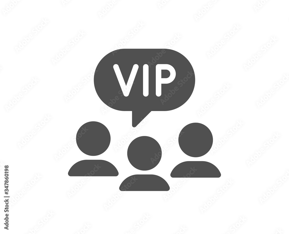 Vip clients icon. Very important person sign. Member club privilege ...