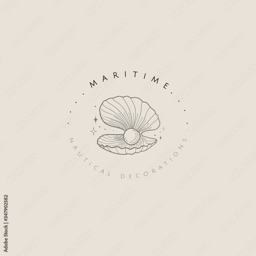 Seashell Premade Brand Logo Design for Small Business, Logo Branding ...