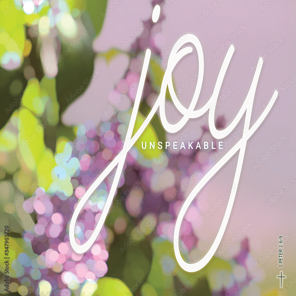 Joy Unspeakable Stock Illustration | Adobe Stock