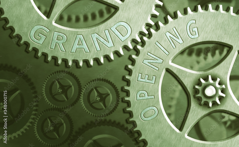 Conceptual hand writing showing Grand Opening. Concept meaning Ribbon ...