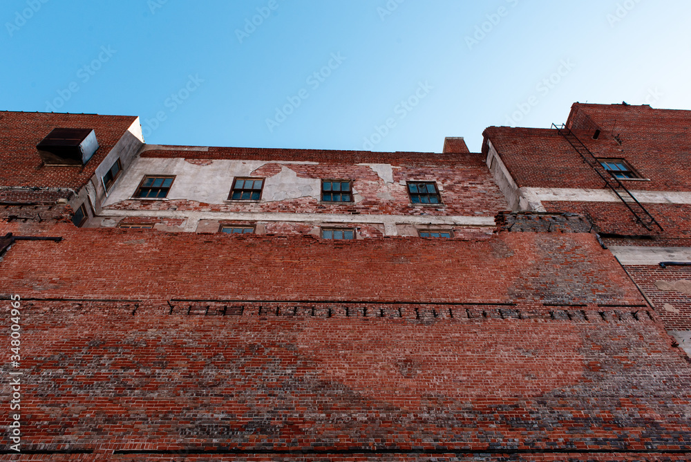 Historical brick building in downtown Pawhuska, Oklahoma. Located ...