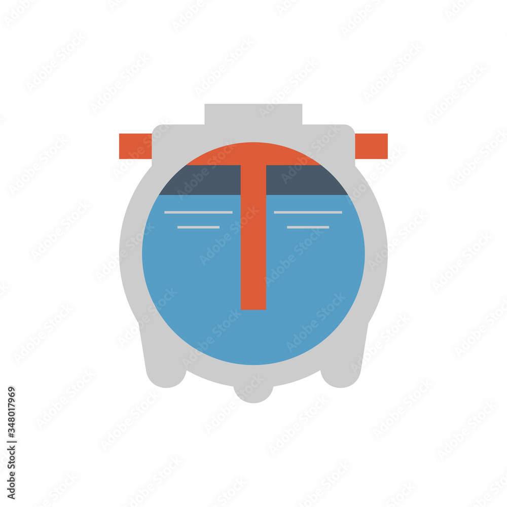 Septic tank vector icon. That sanitation equipment part of drainage ...