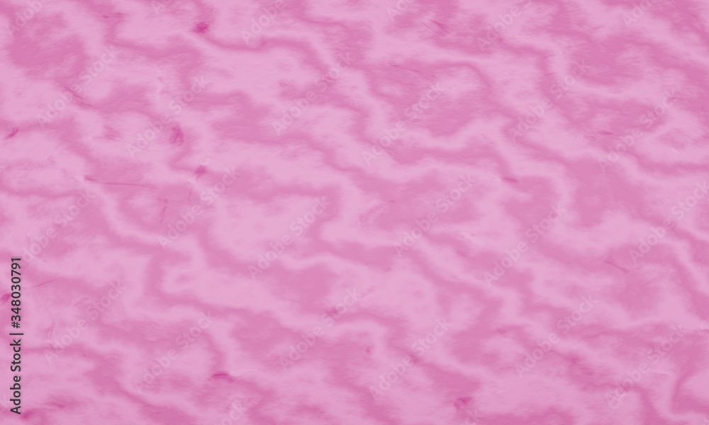 Abstract, pink, textured 3D rendering with a wavy swirl effect and a ...