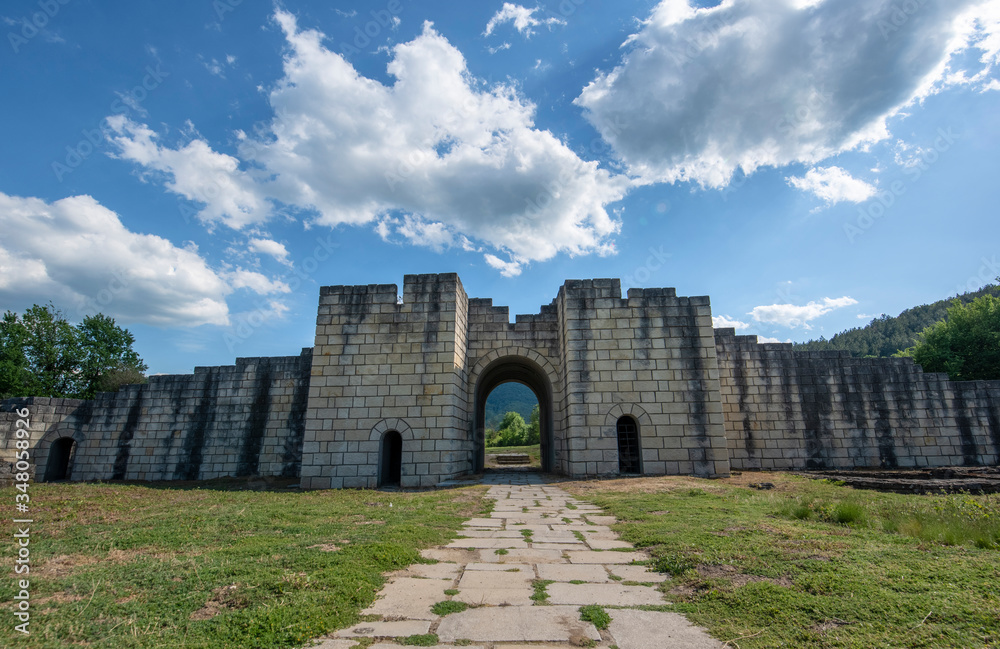 Great Preslav fortress (Veliki Preslav), Shumen, Bulgaria. Ruins of The ...