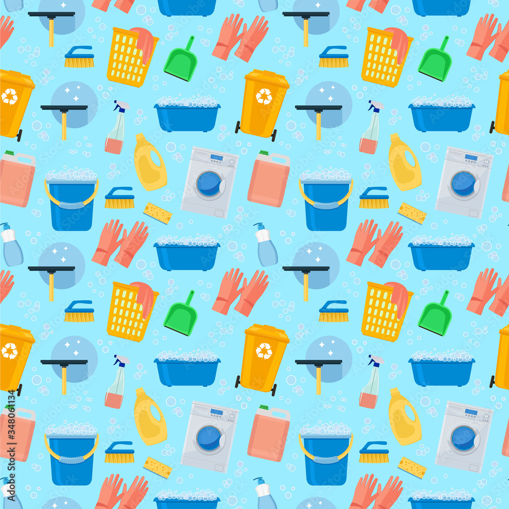 Washer. Cleaning the house. Laundry. Cleanliness and comfort in the ...