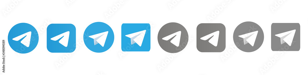 telegram logo. telegram button. telegram icon. telegram vector ...
