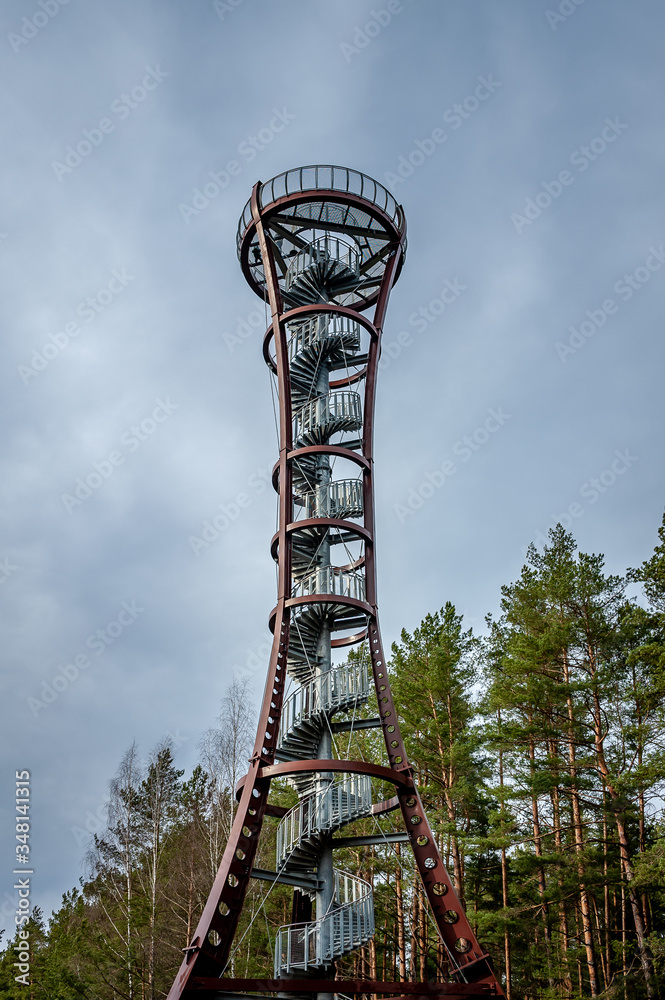 Labanoras regional park observation tower, the tallest observation ...