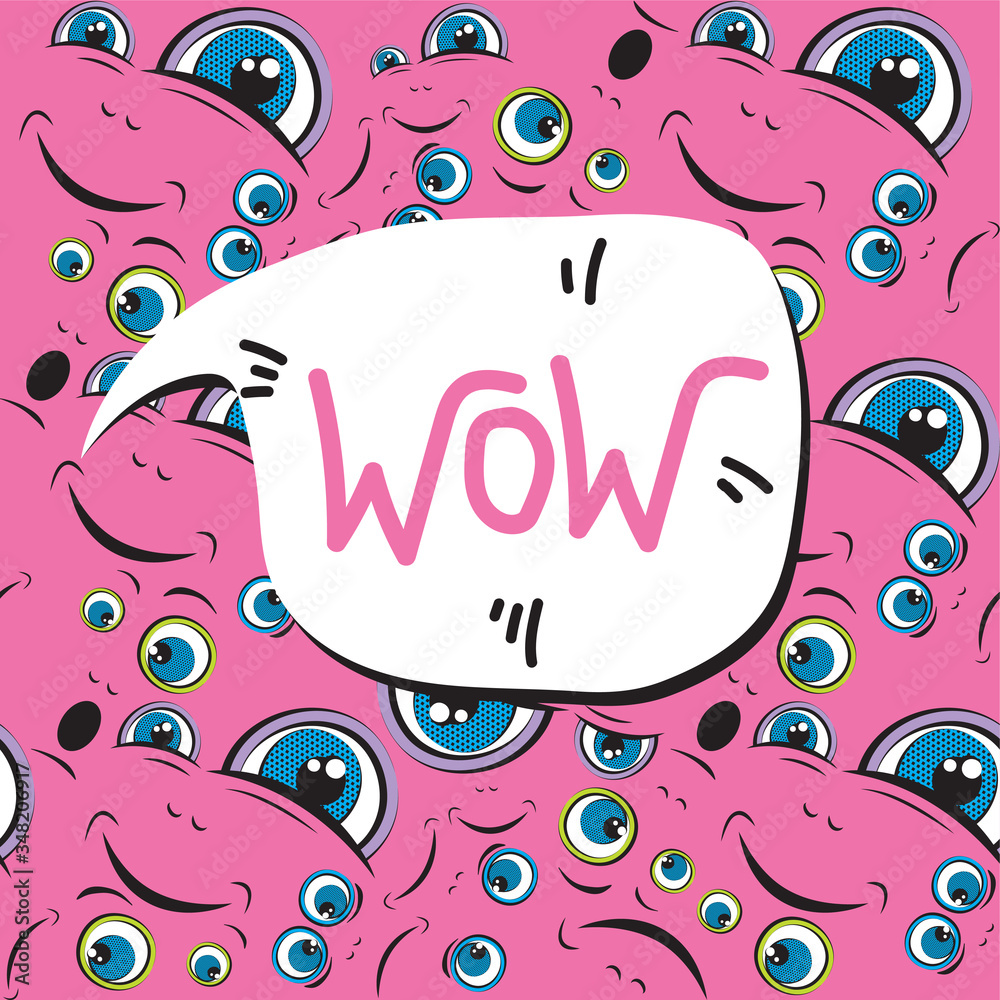 Vektorov Grafika Seamless Pattern Funny Emoji Face With Ductile vektorov-grafika-seamless-pattern-funny-emoji-face-with-ductile