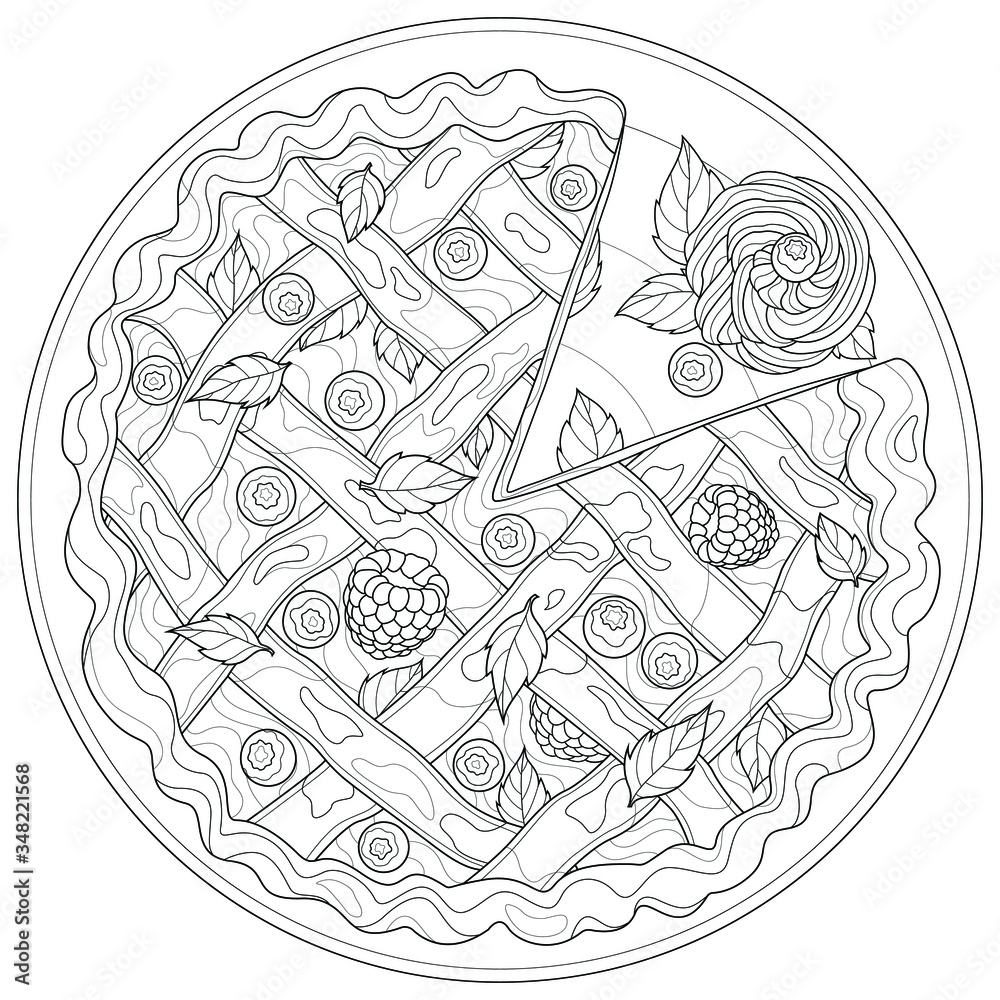 Blueberries Coloring Pages