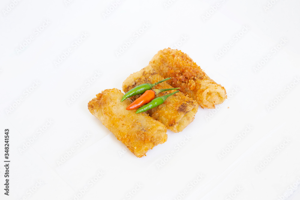 Fried Risoles or Risol Mayo is a typical Indonesian traditional street ...