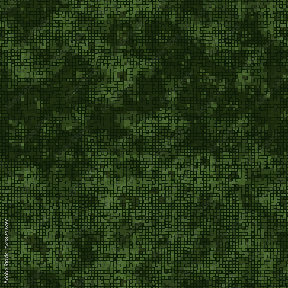 Texture Military Camouflage Seamless Pattern Abstract Army Vector