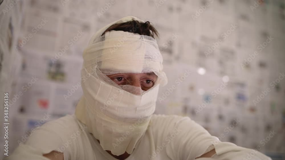 Victim of tabloid journalism and fake news infodemic, conceptual image ...