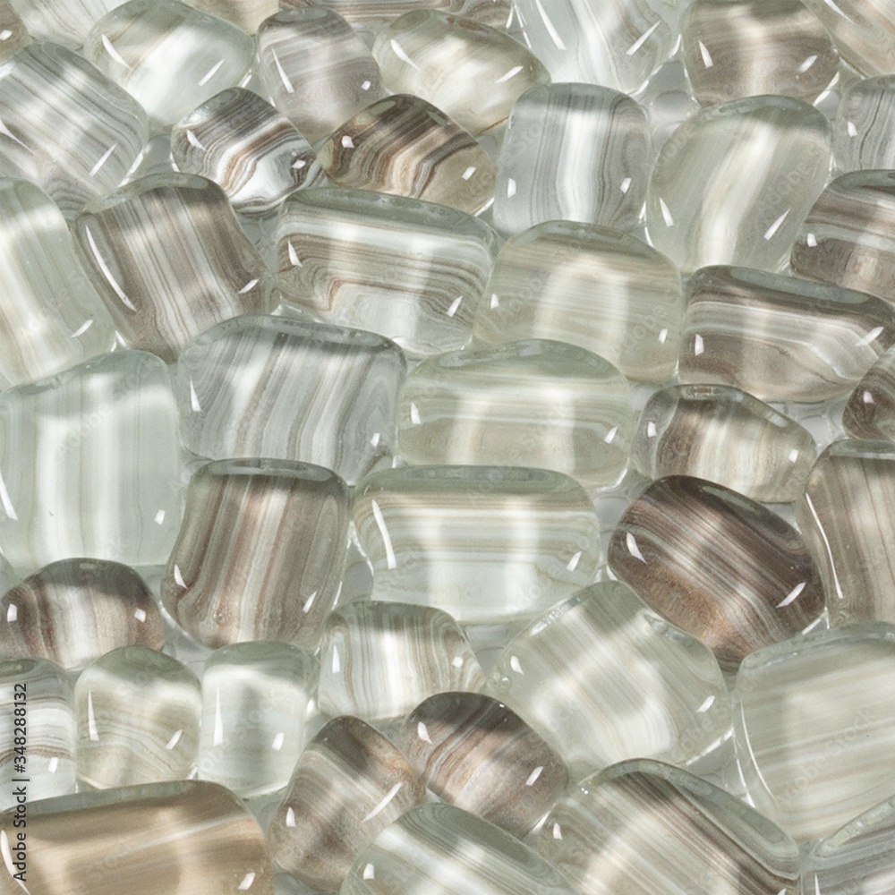 Round-shaped glass pebble mosaic for bathroom wall and floor Stock ...