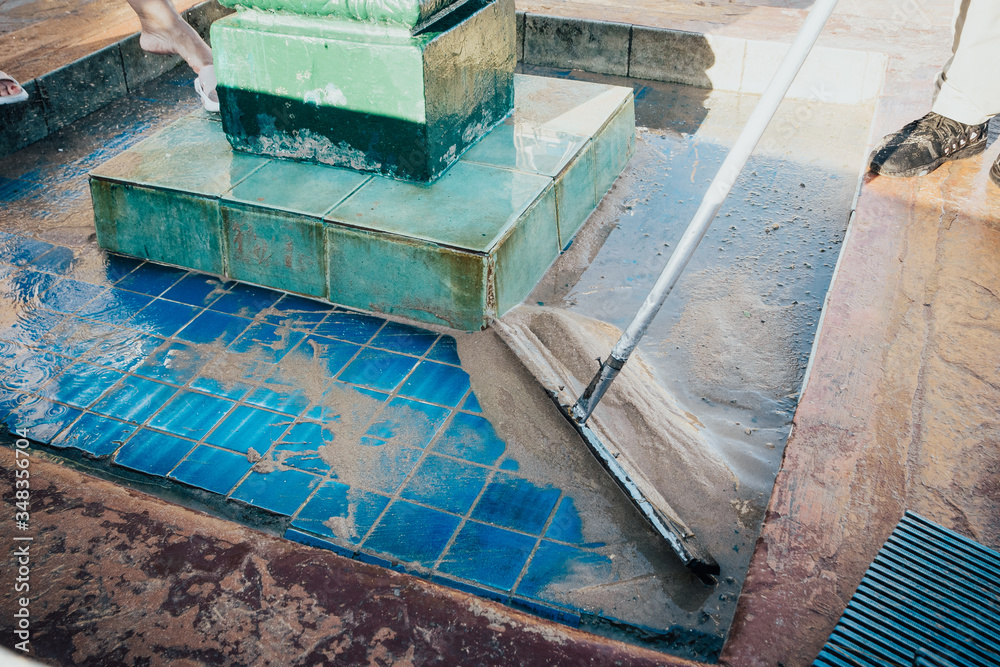 washing foot Stock Photo | Adobe Stock