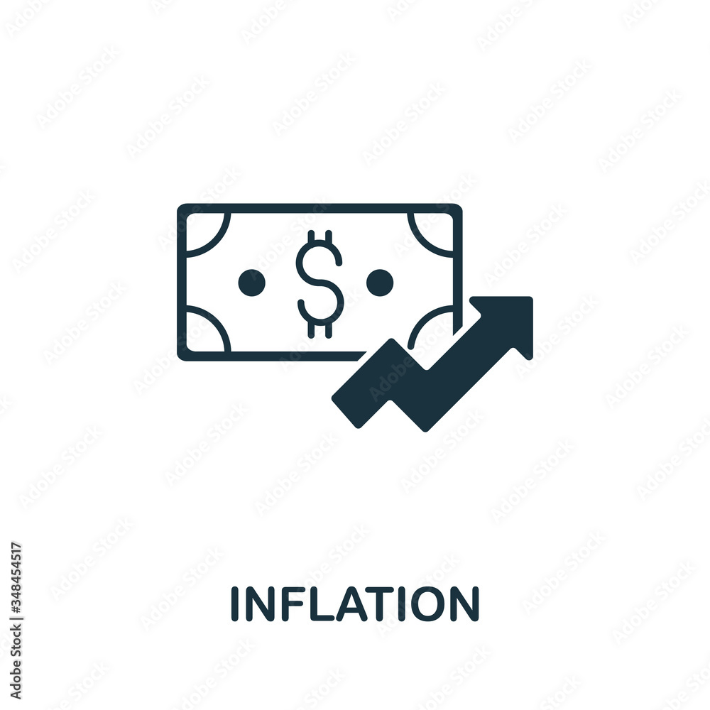 Inflation icon from investment collection. Simple line Inflation icon ...